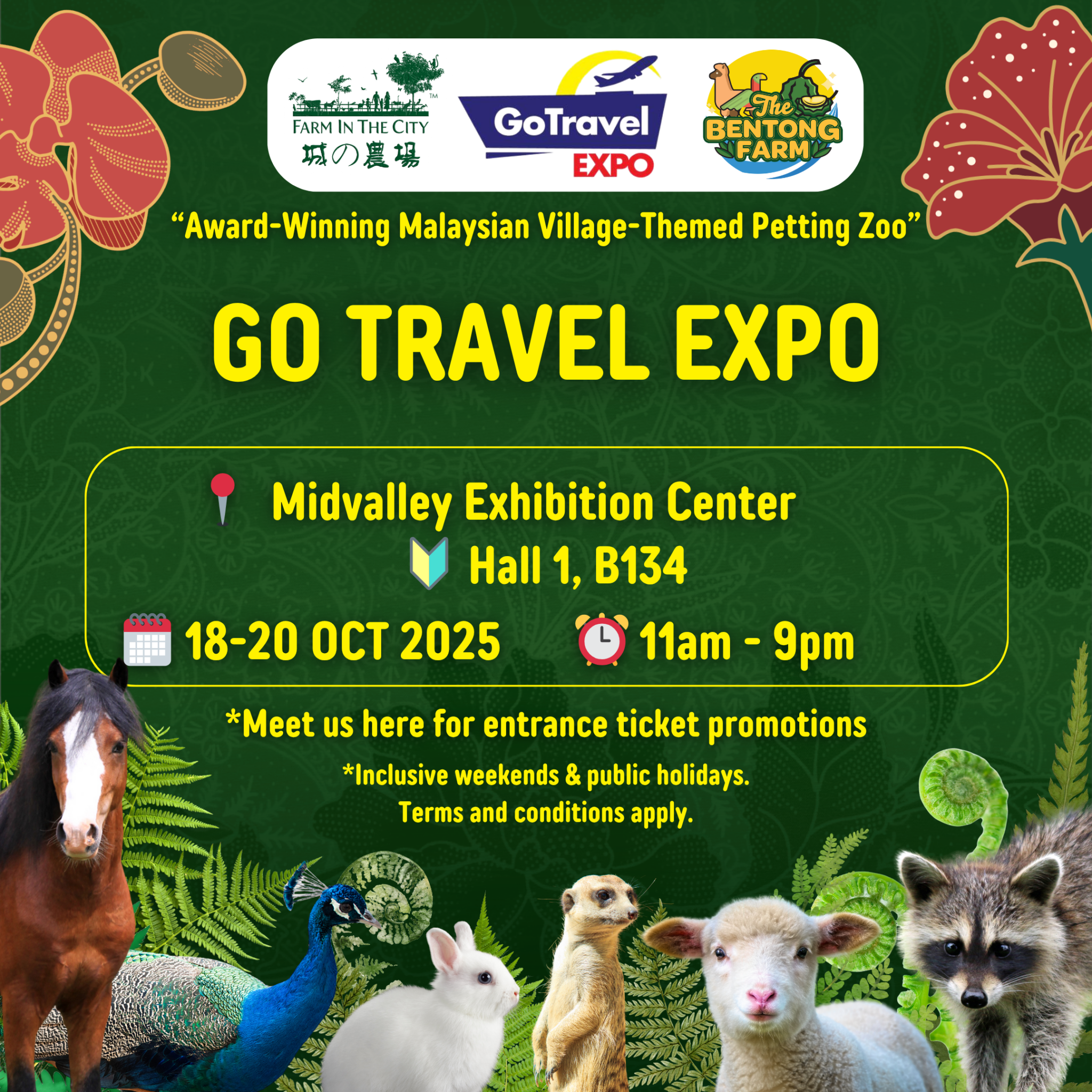 Go Travel Expo 2025 @ Midvalley, KL [18-20 OCT 2025] – Farm In The City